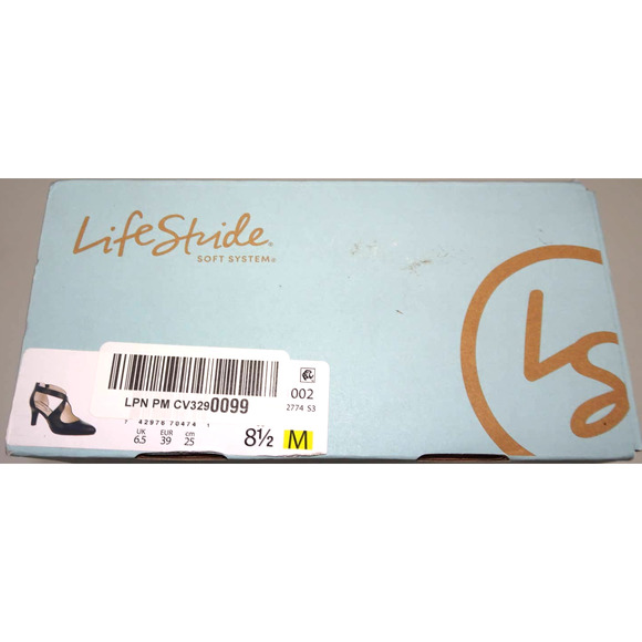 Life Stride | Shoes | Lifestride Womens Giovanna 3 Pump 85 Black Lizard ...